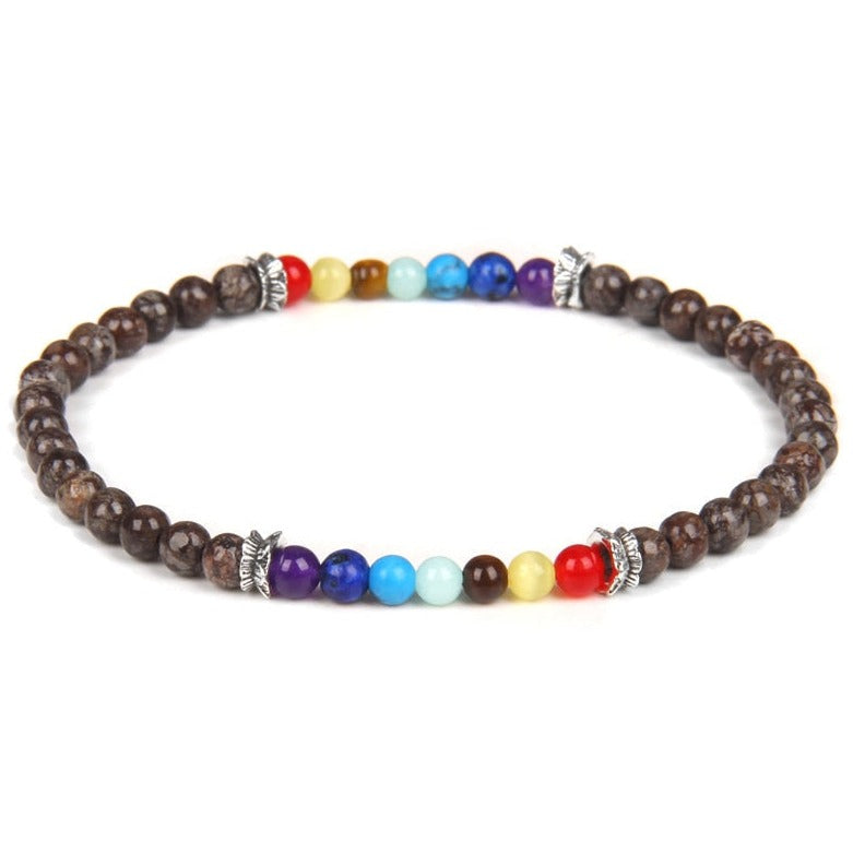 Alia 7 Chakras Luonnonhelmet rannekoru | Koruteline
