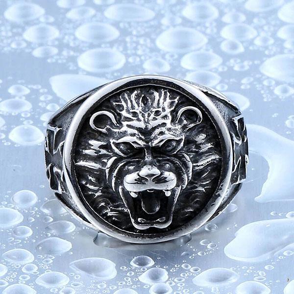 Bague Lion et Croix De Malte | Koruteline